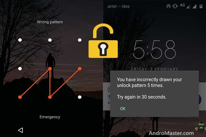 8 Simple Ways To Unlock Forgot Pattern Lock Android Andromaster 0691