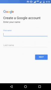 Create Gmail account in Android easily - AndroMaster